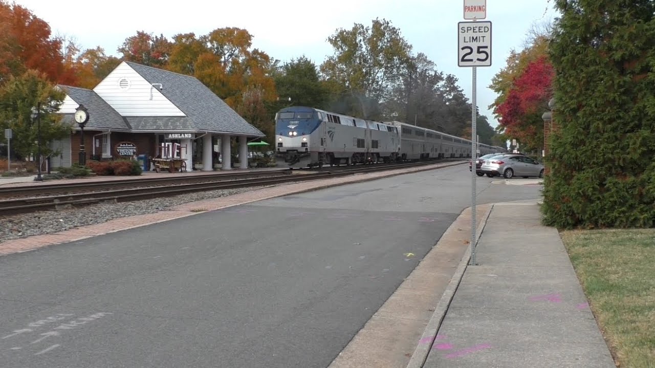 Amtrak 53 Auto Train from Lorton, Va to Sanford, Florida 11-01-18 - YouTube