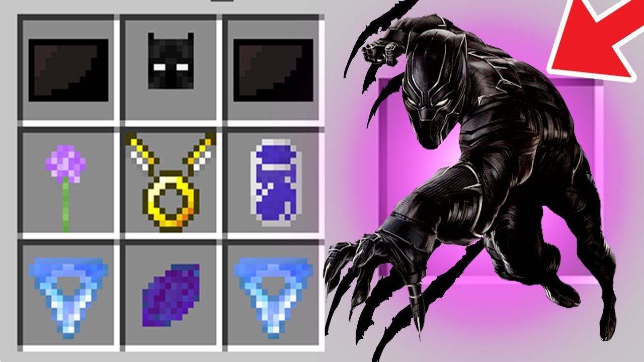 🔥ชุดฮีโร่ Black Panther ราชาแห่ง Wakanda!! |Minecraft : Crazy Craft #9 ...