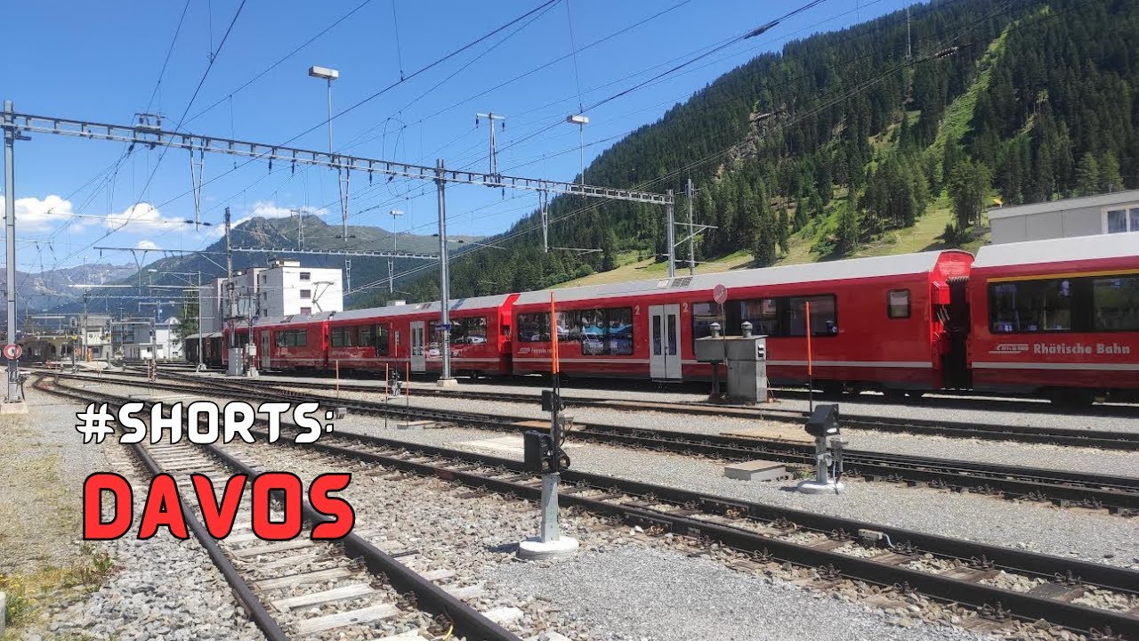 Davos | Rhaetian Railway - Rhätische Bahn #Shorts | Switzerland | RB ...