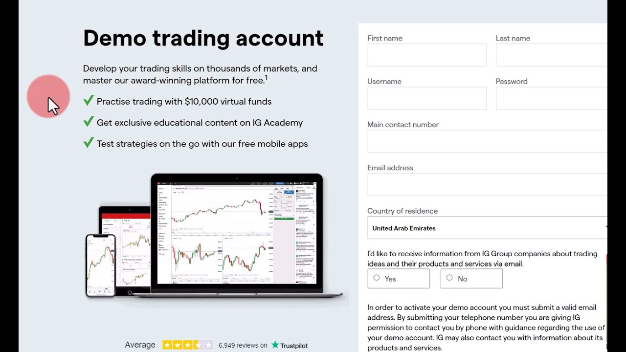 How to open an account with IG - YouTube