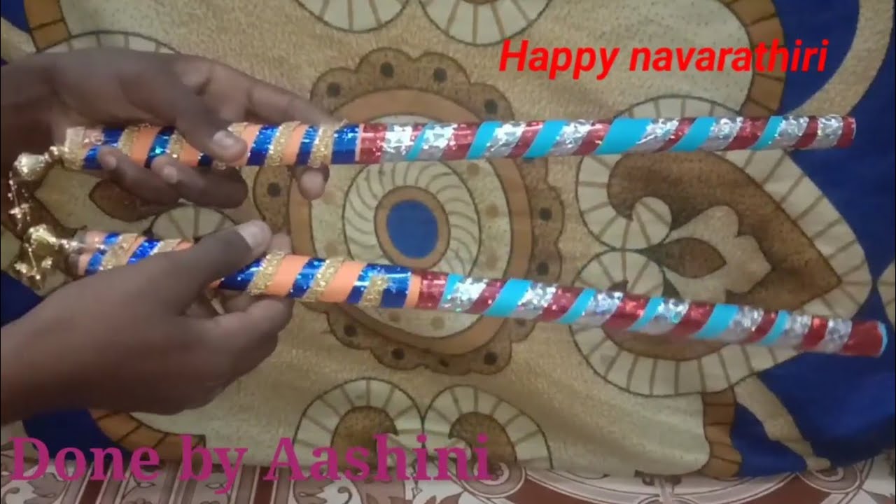 How to make Dantiya stick in News paper|Best of waste|@success ...