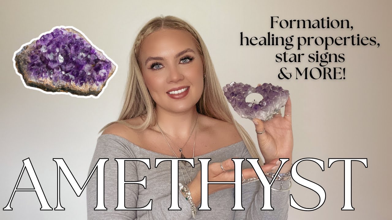 AMETHYST: CRYSTAL BENEFITS, HEALING PROPERTIES & SPIRITUAL MEANING 💜 ...