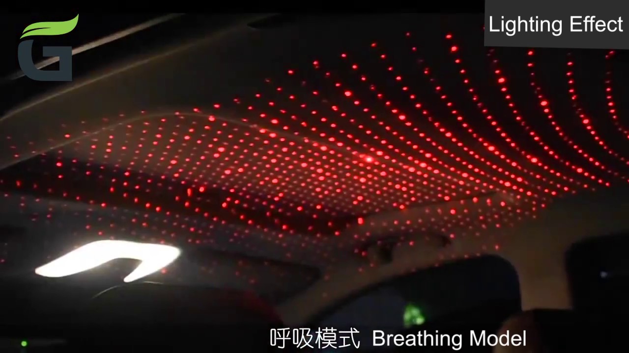 car interior rotating starry light, car laser bulb, DJ equipment ...