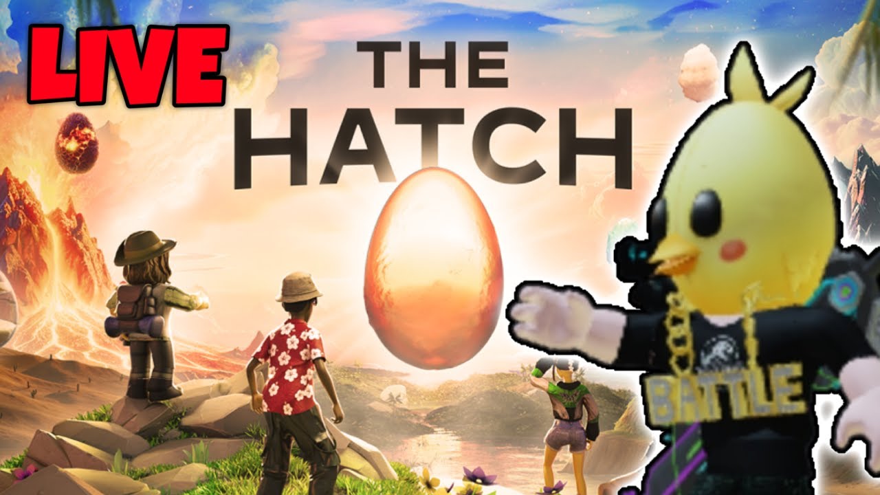 🔴 COMPLETING THE HATCH EVENT 💀💀 (ROBLOX LIVE) - YouTube