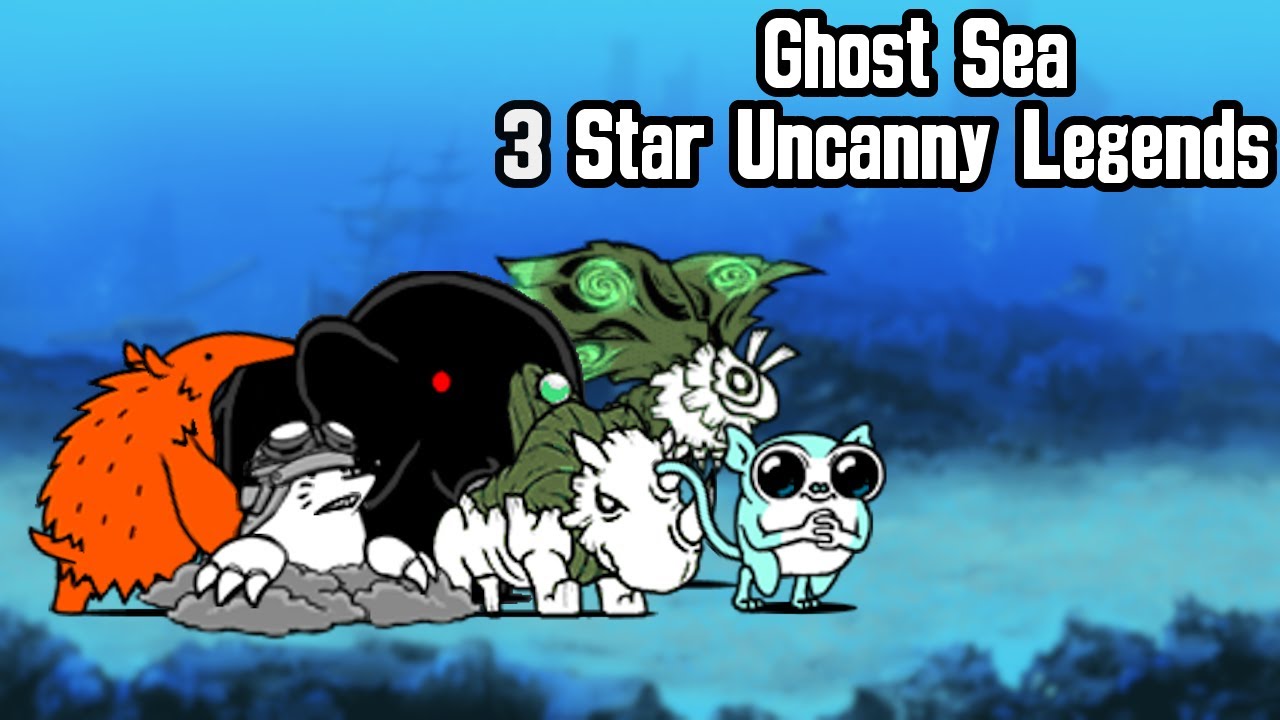 Ghost Sea / 3 Star Uncanny Legends - The Battle Cats - YouTube