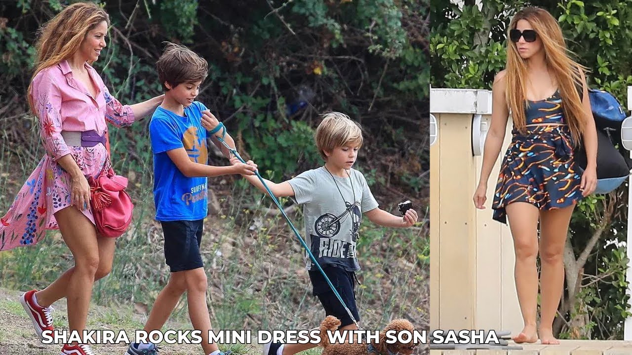 Shakira Rocks Mini Dress With Son Sasha, 8, In Miami After Confirming ...