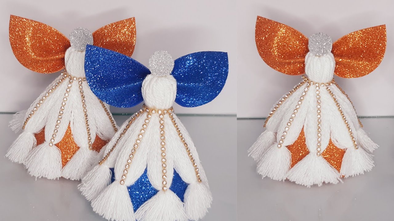 How to make Christmas Angel | Christmas Craft | Angel making - YouTube