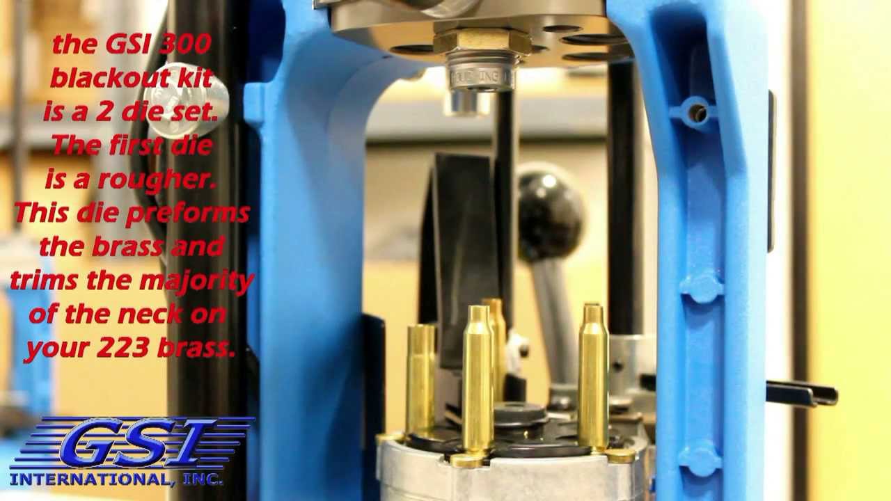 300 AAC Blackout Ammo Case Trimming & Prep - YouTube