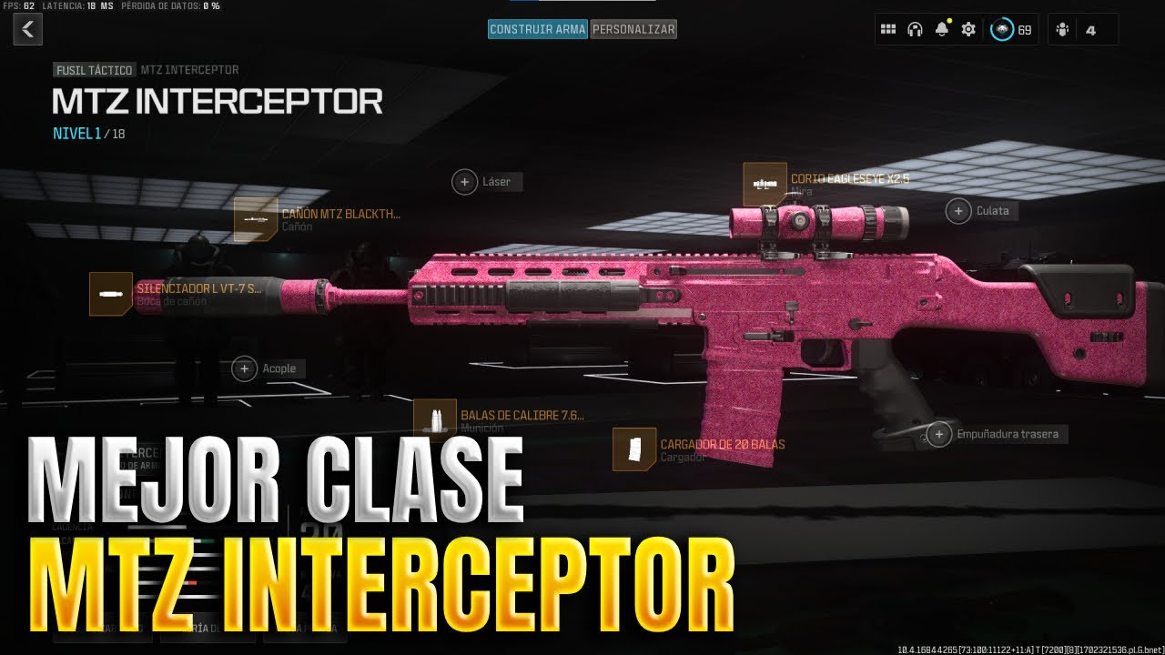 La MEJOR CLASE de la MTZ INTERCEPTOR EN WARZONE 3 │ ByCrisZ - YouTube