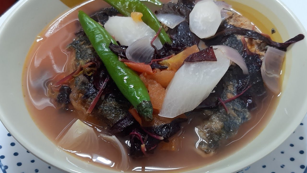 SINABAWANG ISDA (DALAGAN BUKID) SA DAHON NG KUDYAPA - YouTube