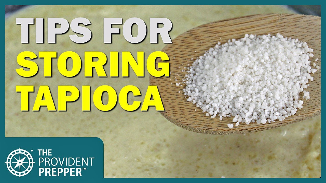 How to Store Tapioca Pearls in Long Term Food Storage - YouTube