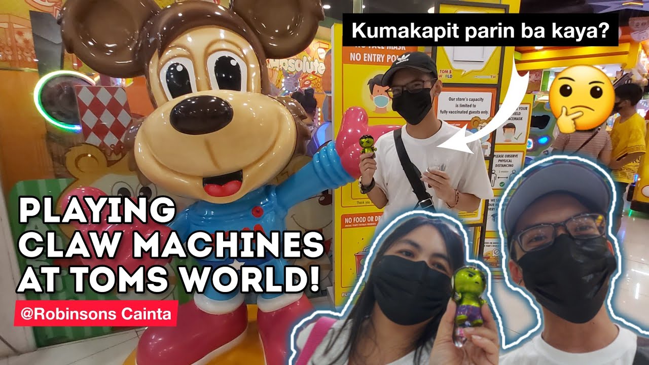 Back Again at Tom's World at Robinsons Cainta to Play Claw Machines! 🕹🧸 ...