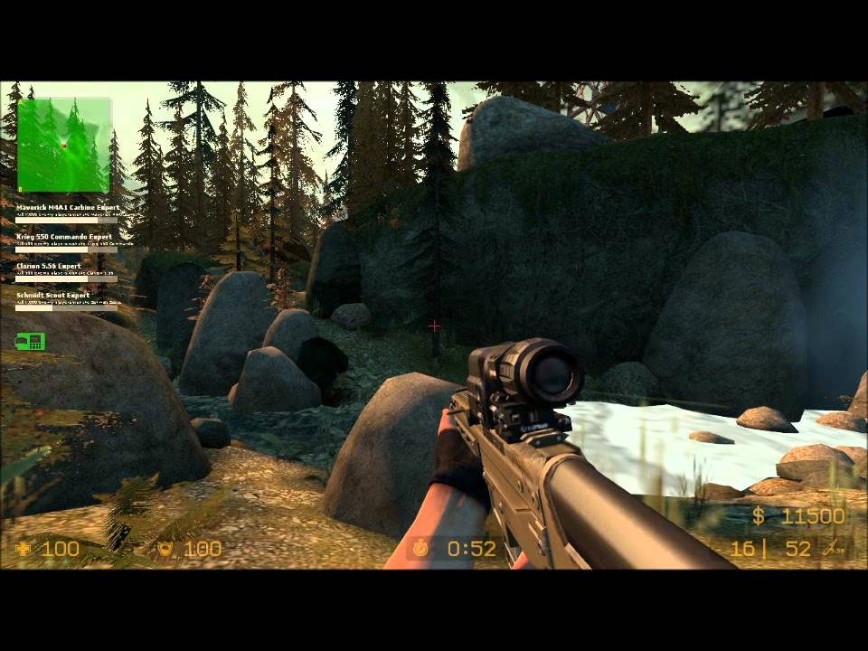 CS:S Skin Krieg 552| Sandman's ACWR on Flames Animations - YouTube