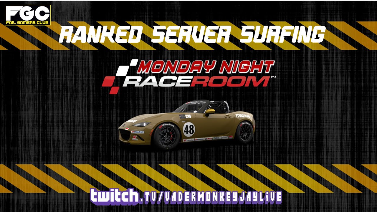 Highlight: Monday Night RaceRoom - SERVER SURFING with Hollywoods ...