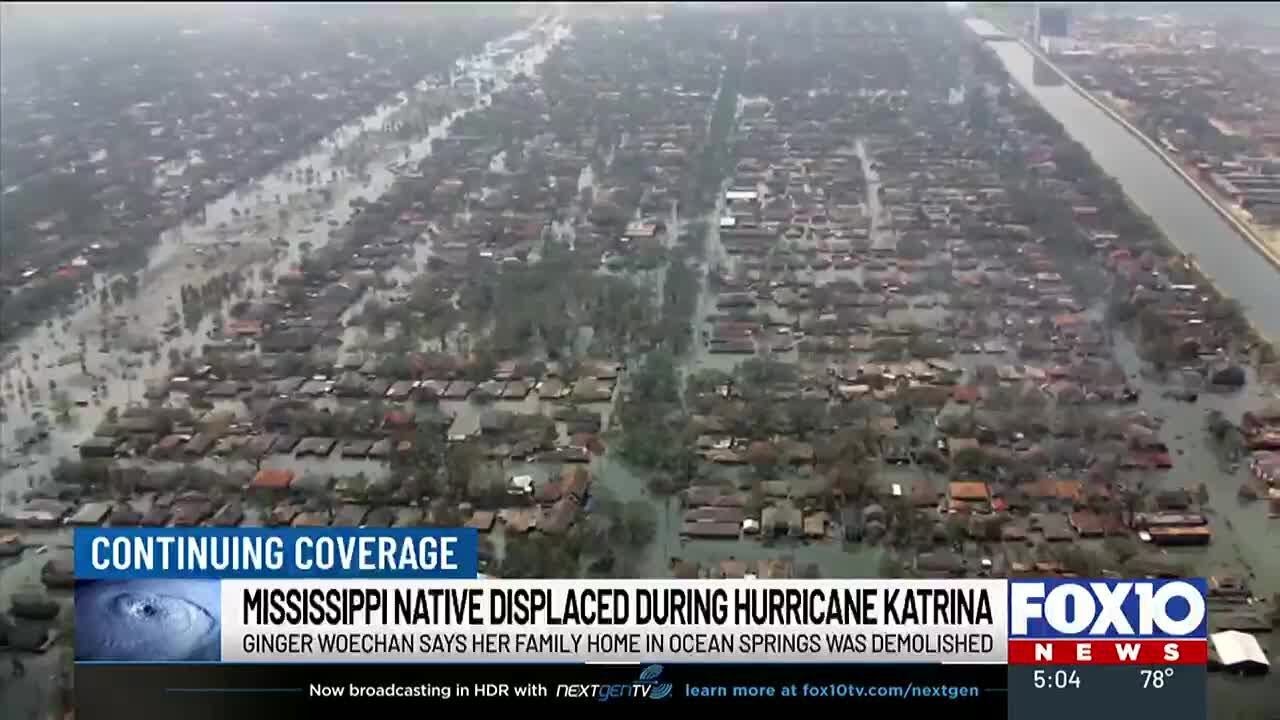 Mississippi native displaced during Hurricane Katrina looks back 20 ...