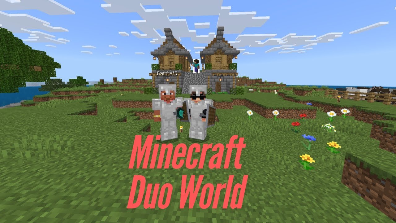 The Perfect Start To my Duo Minecraft World - YouTube
