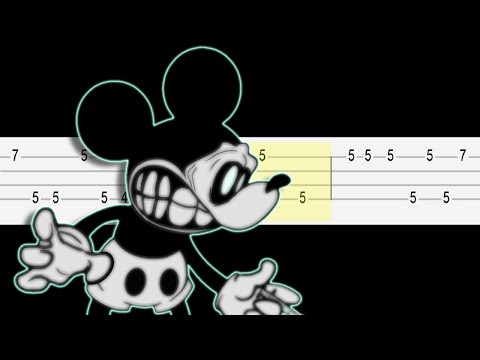 FNF vs Mickey Mouse - Unknown Suffering (Easy Ukulele Tabs Tutorial ...