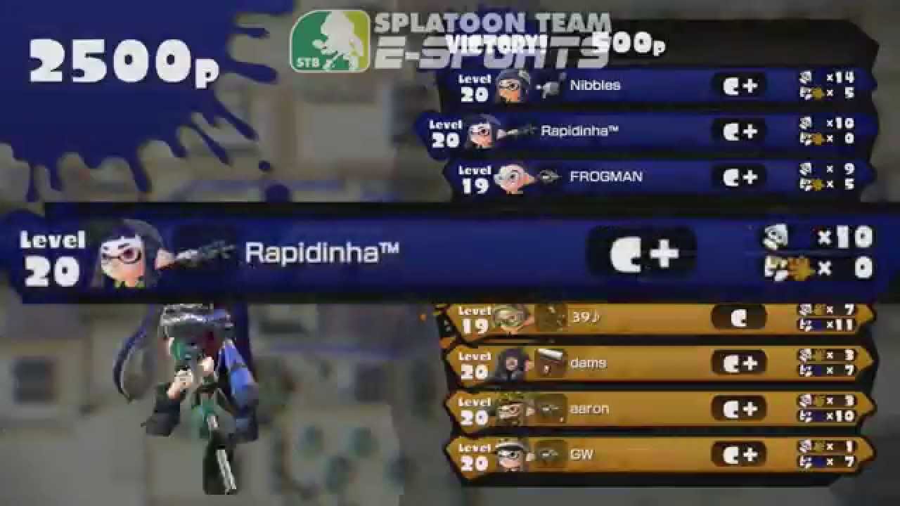 Splatoon - COMBO VIDEO (training) - Sniper E-liter 3K Scope - YouTube