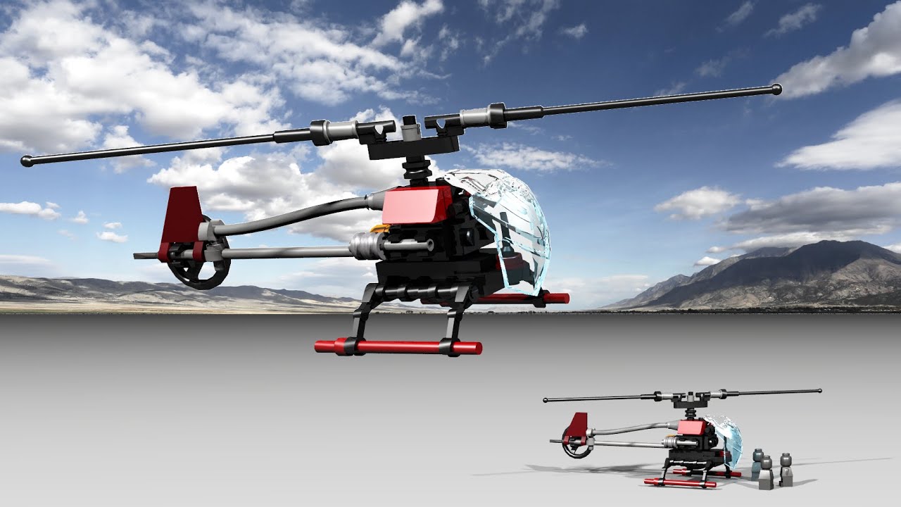 helicopter (Lego Model with Instructions) - YouTube