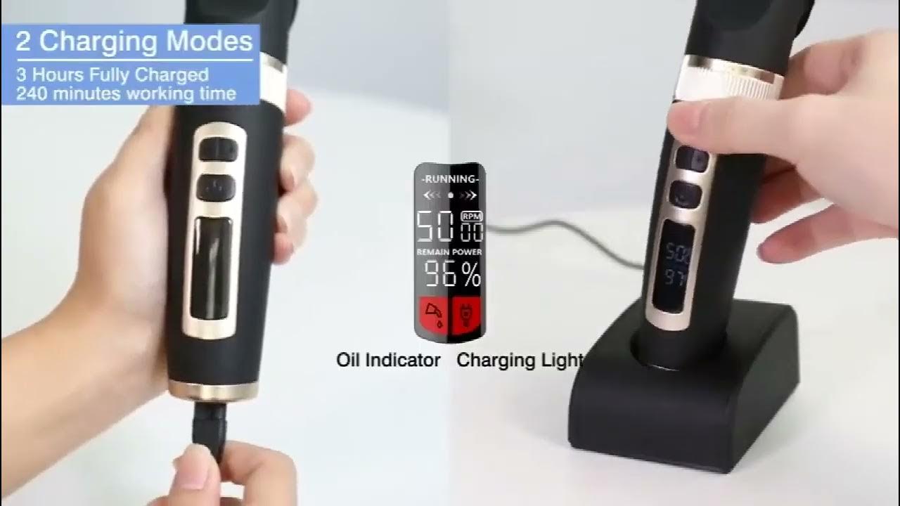 Máquina de Tosa Baorun P9 Profissional Recarregável - YouTube