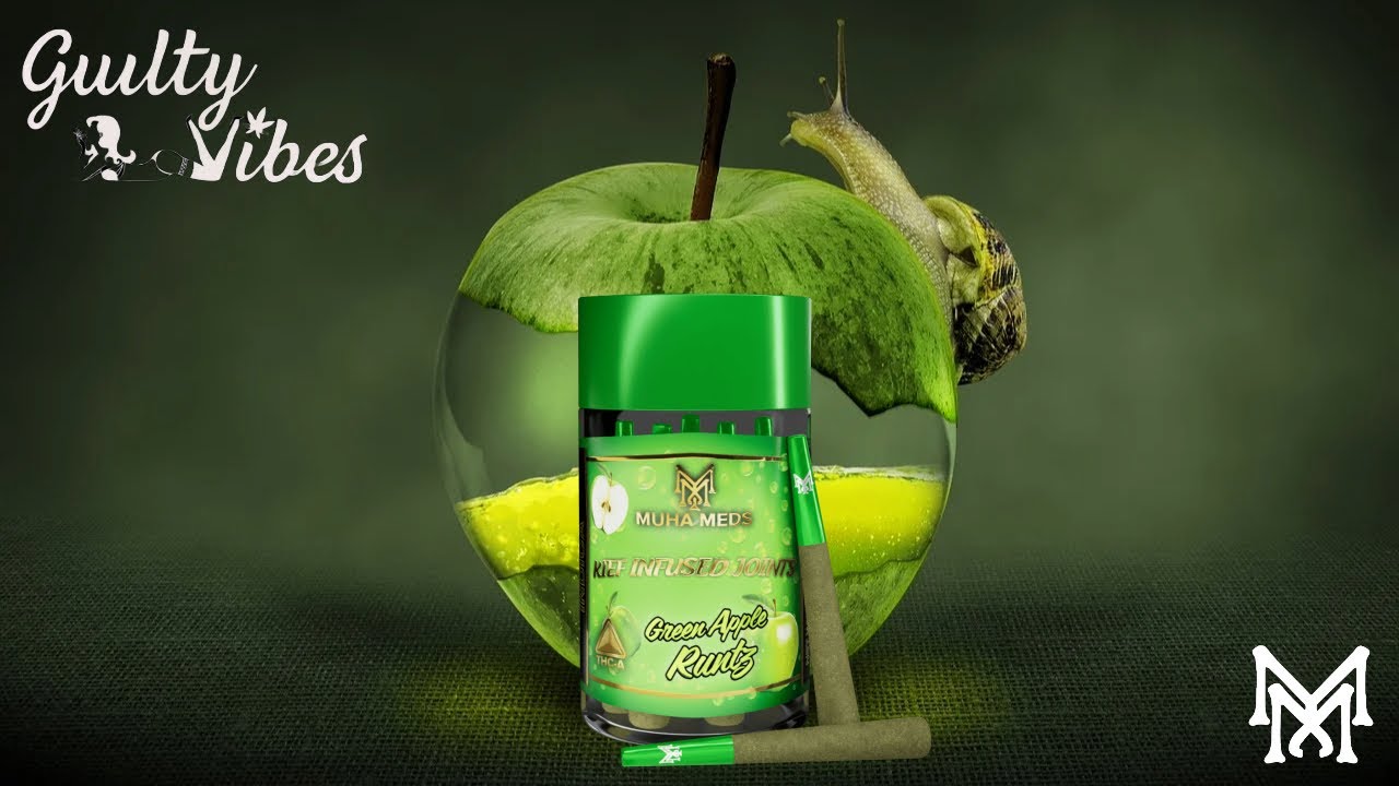 Muha Meds THCA 5ct Prerolls (Green Apple Runtz) - YouTube