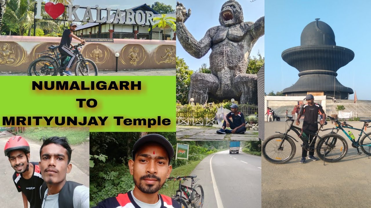 Numaligarh to maha Mrityunjay Mandir cycling// @Numaligarh_ka_londa ...