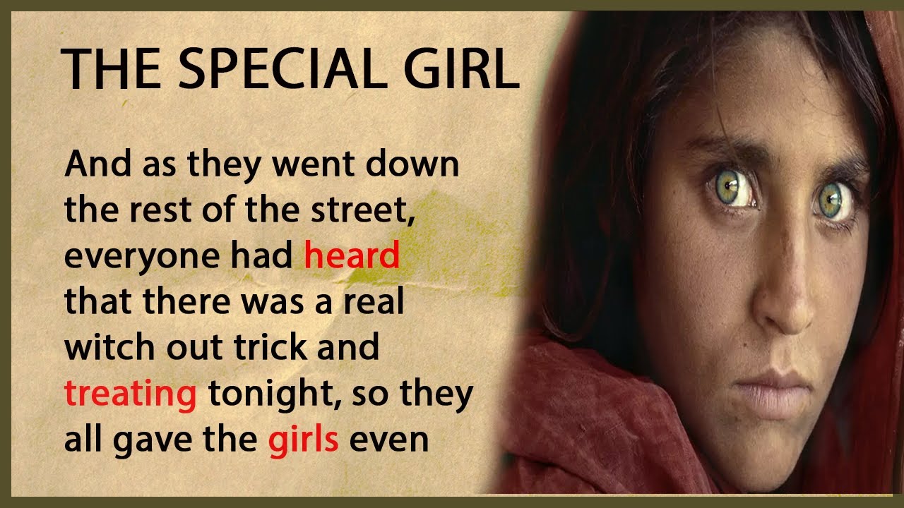 Learning English Through Story - THE SPECIAL GIRL | Level 1 | ENGLISH ...