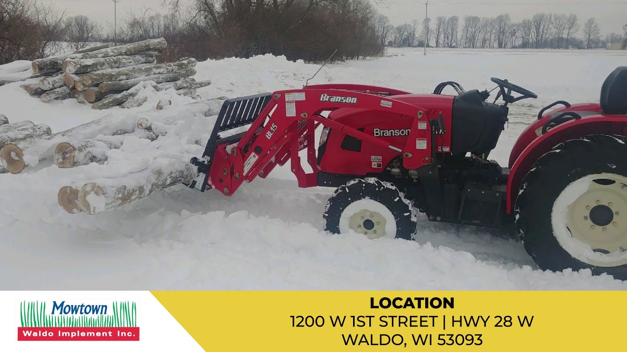 BRANSON COMPACT TRACTORS @ Mowtown Waldo Implement Inc. - YouTube