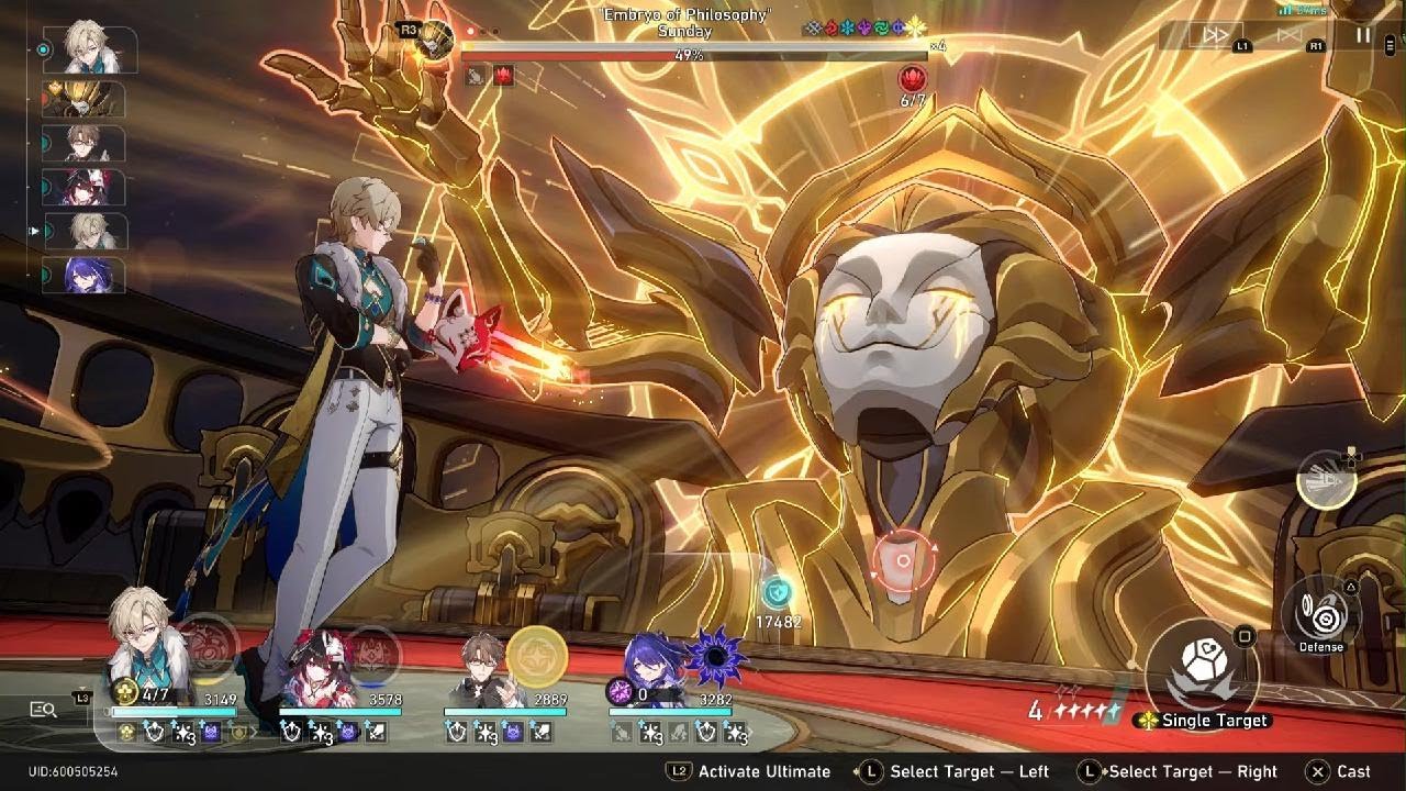 Acheron + Sustain Welt vs. Sunday | Honkai: Star Rail - YouTube