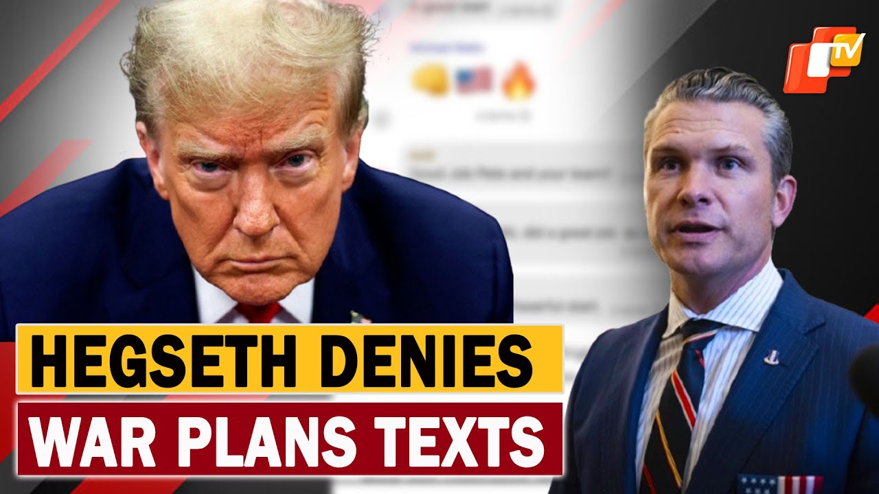 Hegseth Denies Sharing Sensitive War Plans: "Nobody Was Texting War ...
