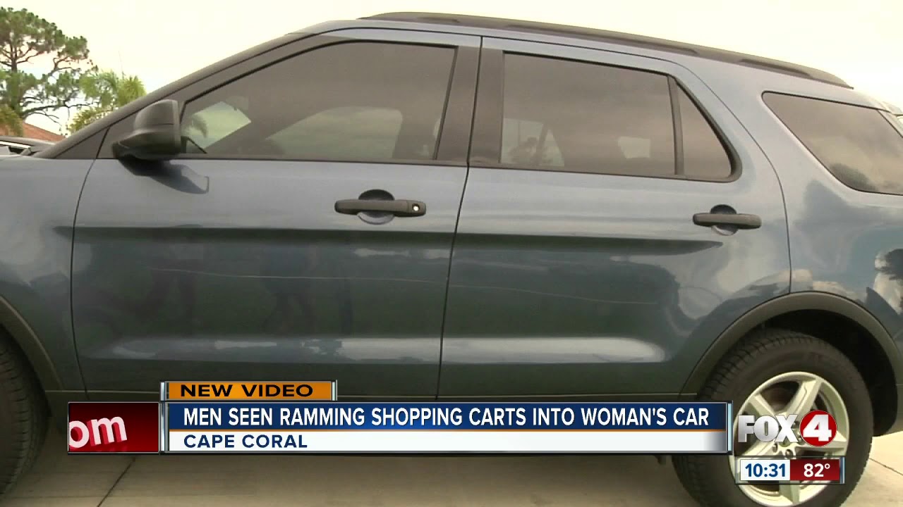 Shopping cart road rage - YouTube