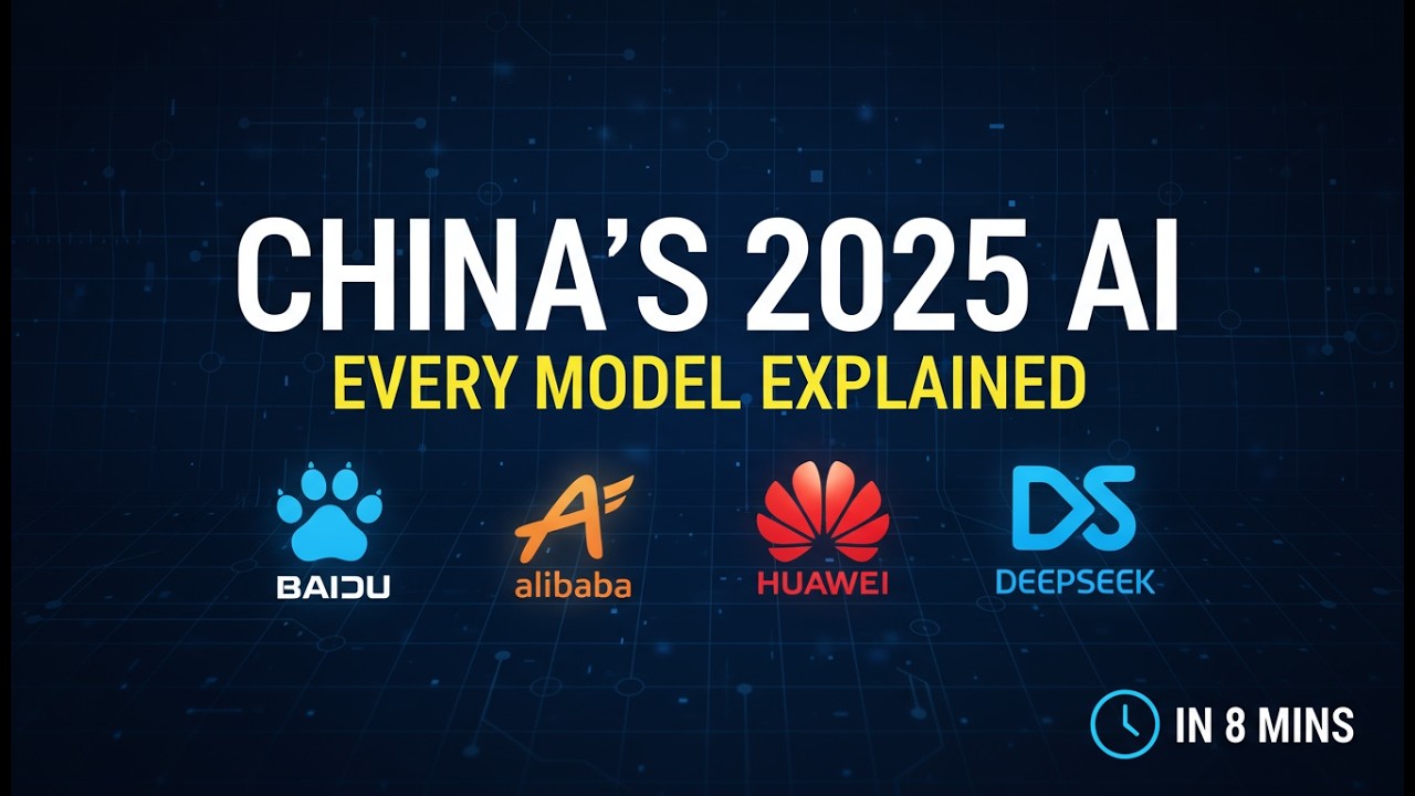 The Ultimate Guide to Chinese AI Models 2025 (In Under 8 Minutes) - YouTube