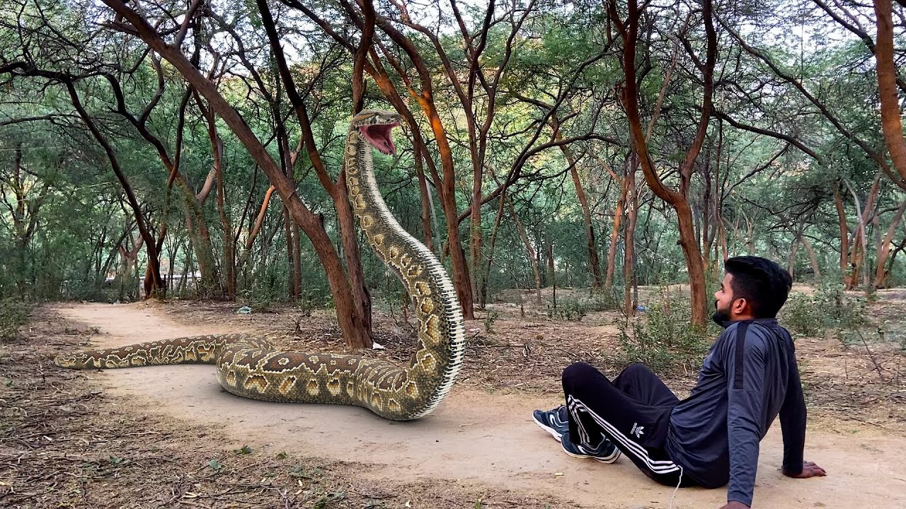 Realstic Big Snake In Real Life 9 HD Video| Big Anaconda| Vikku Films ...