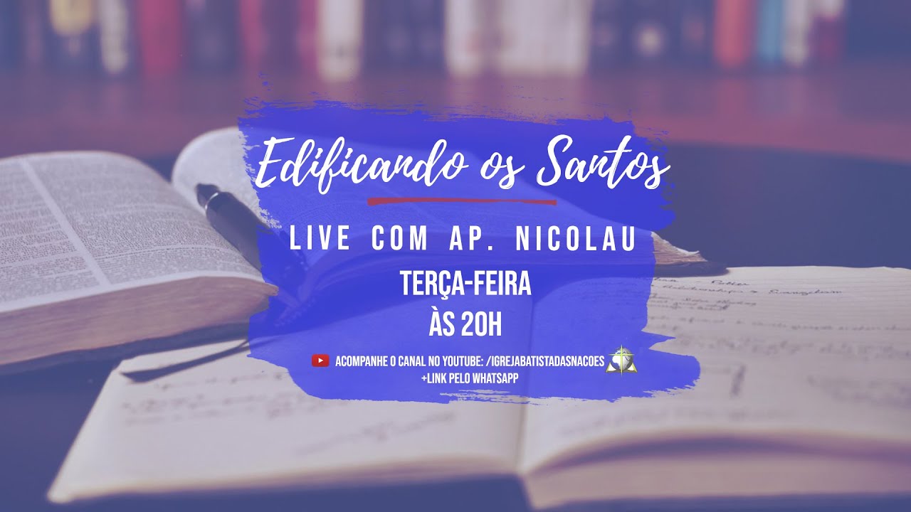 Série: EDIFICANDO OS SANTOS - Módulo “ Autoridade Espiritual” Aula 1 - YouTube