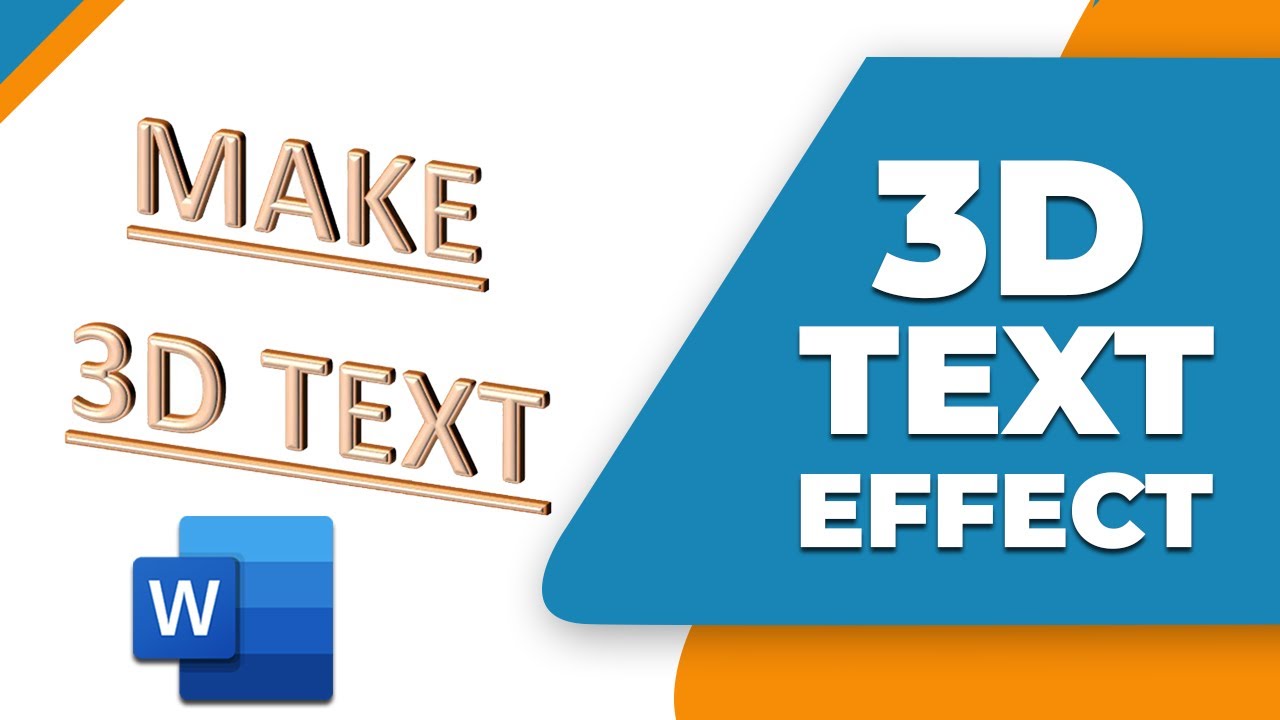 How To Make 3d Text In Word 2016 YouTube how-to-make-3d-text-in-word-2016-youtube