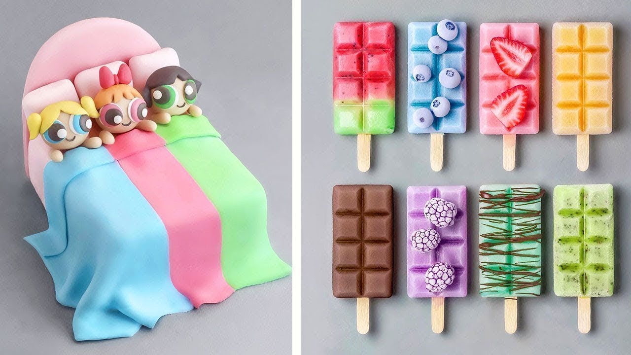 Oddly Satisfying Rainbow Cake Decorating Compilation | So Tasty ...