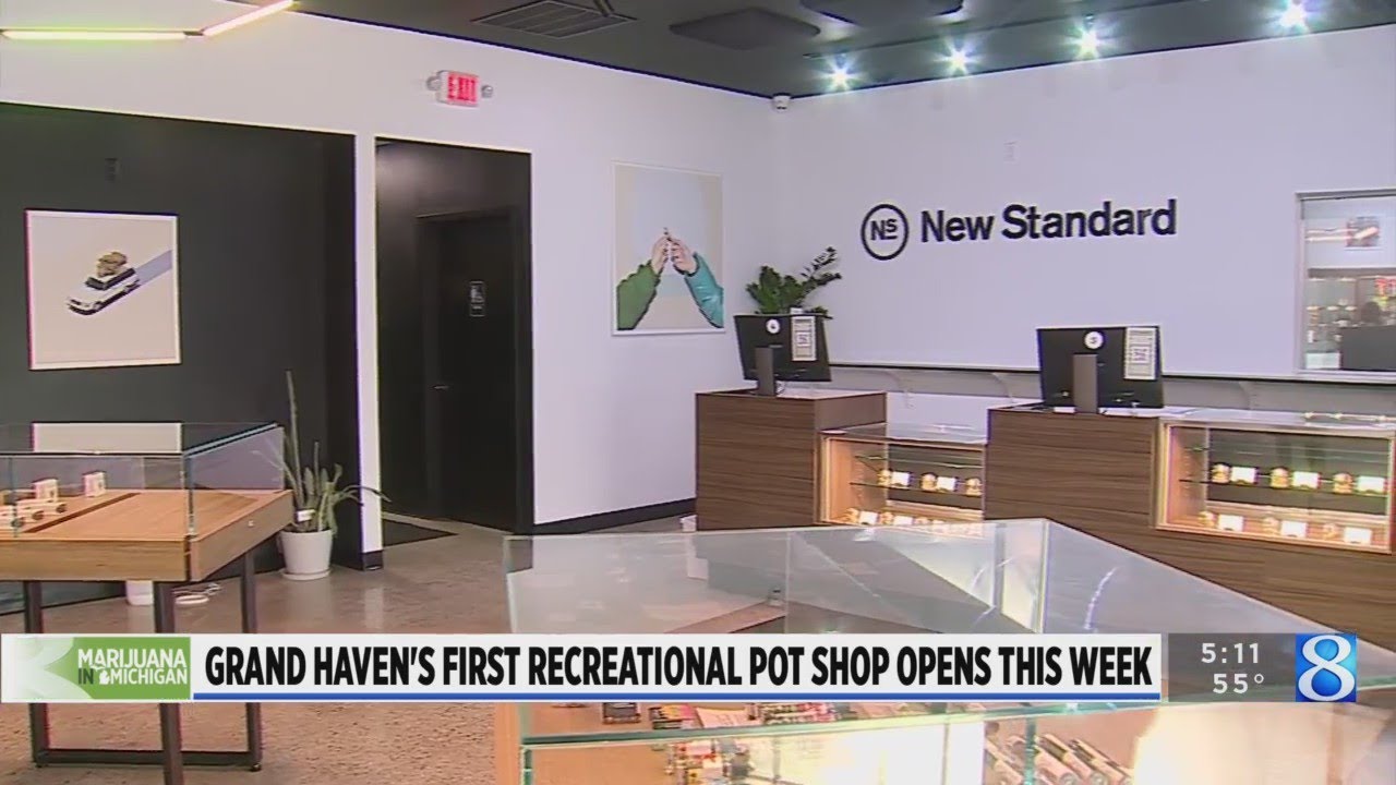 Grand Haven’s 1st recreational marijuana shop set to open - YouTube