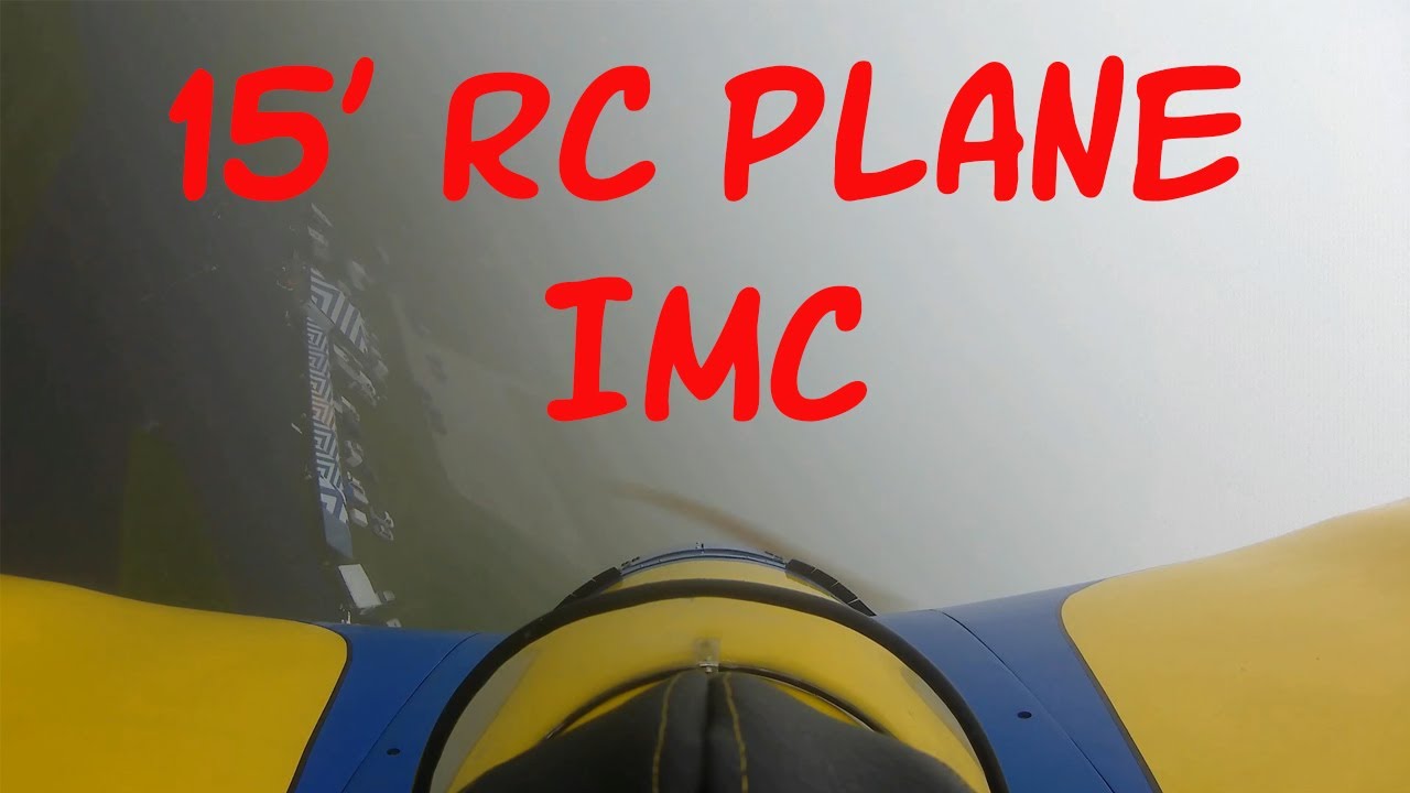 15' RC Plane into IMC! #aviation #rcplane #modelairplane - YouTube