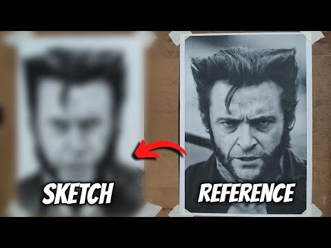 "Realistic Wolverine Sketch" - YouTube