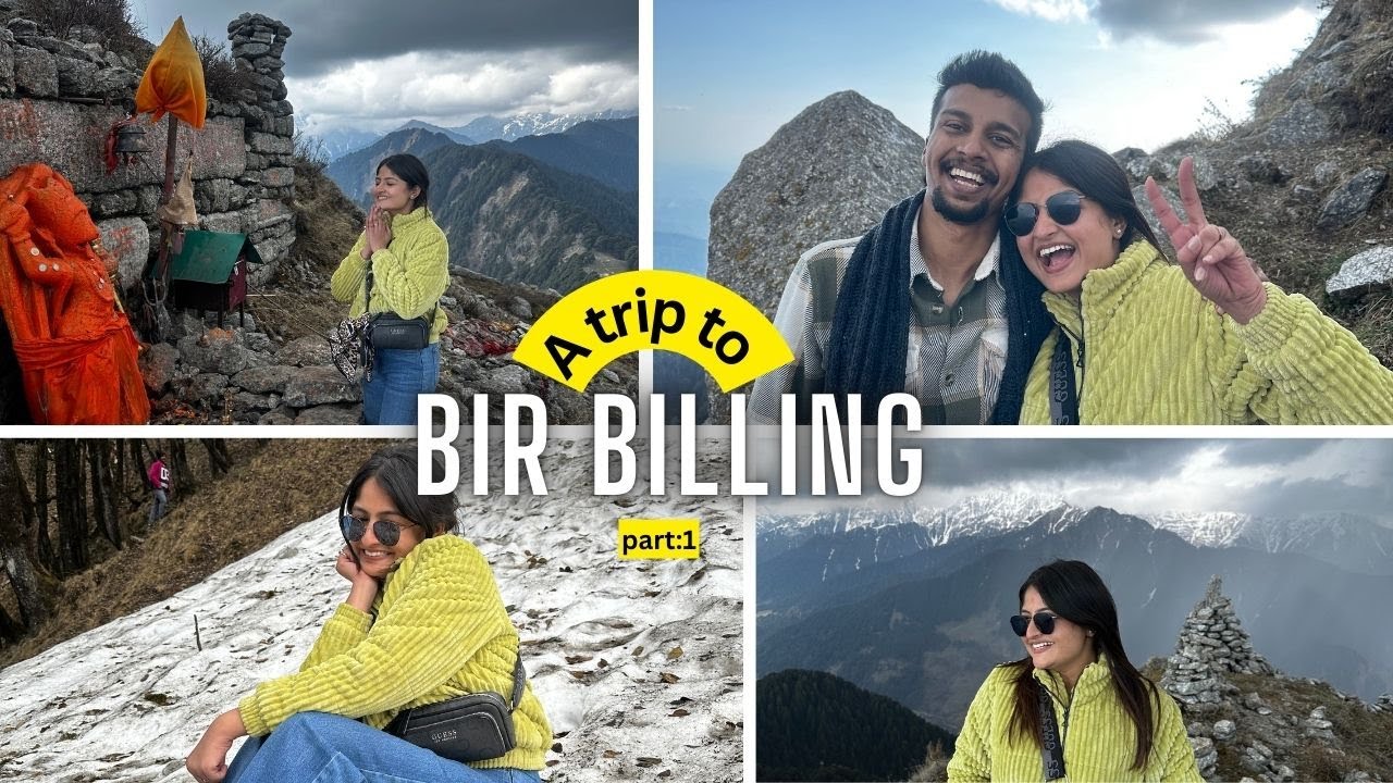 Bir Billing vlog | Hanumangarh trek | Himachal Pradesh: part 1🏔️ ️ ...