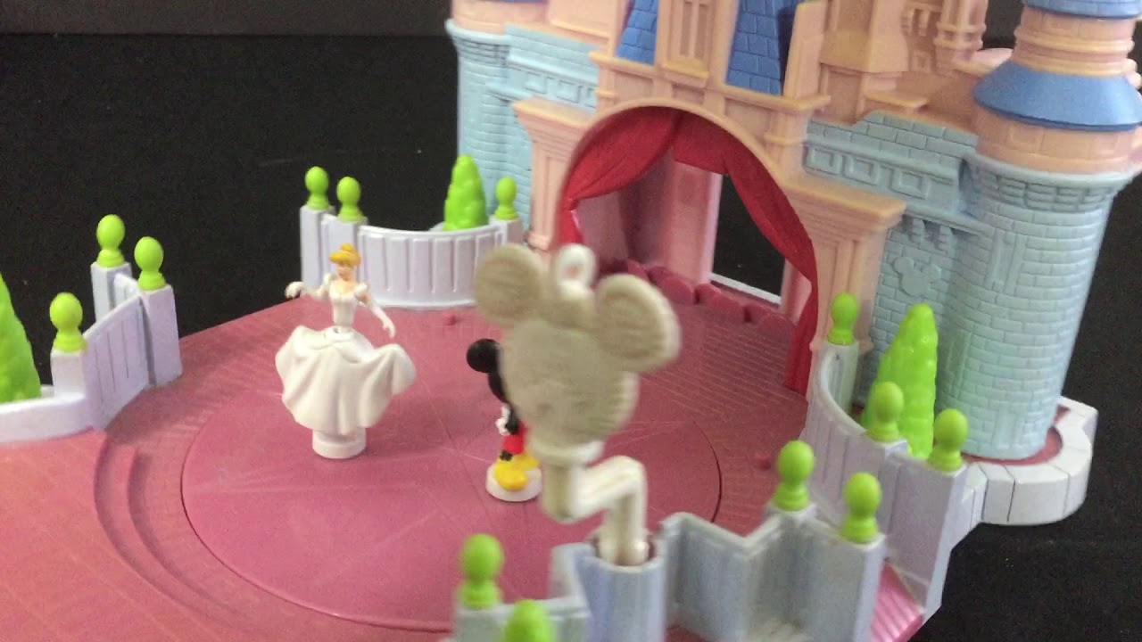 Disney Musical Castle Cinderella play set dancing - YouTube
