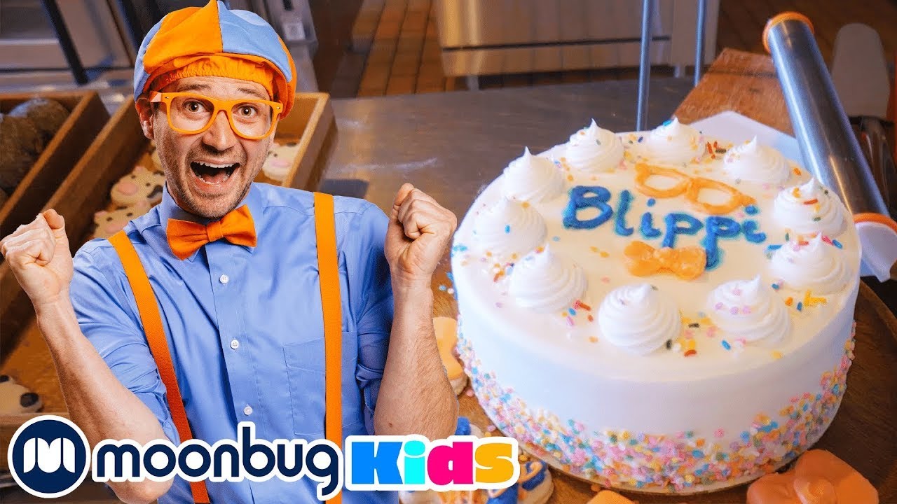 Blippi Bakes Cakes and Other Fun Stuff | @Blippi | Kids Learn! - YouTube