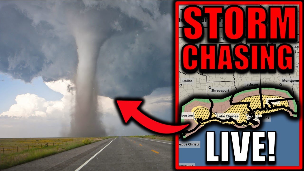 Live Storm Chasing - Strong Tornado Threat - YouTube