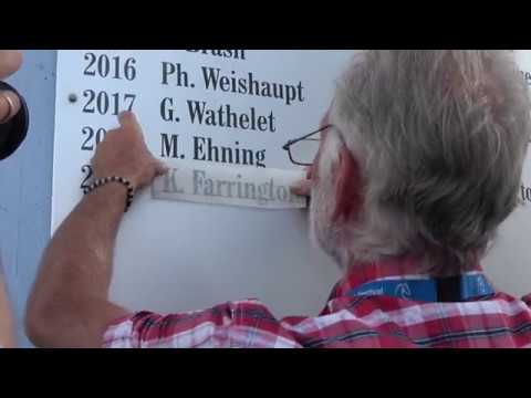 Kent Farrington's name is on the legendary wall of CHIO Aachen - YouTube