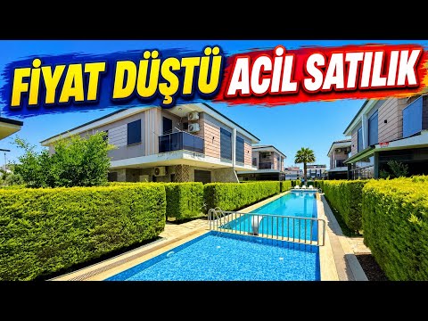 FİYAT DÜŞTÜ | ACİL SATILIK KIŞ BAHÇELİ HAVUZLU 3+1 SIFIR GİBİ VİLLA | No:581