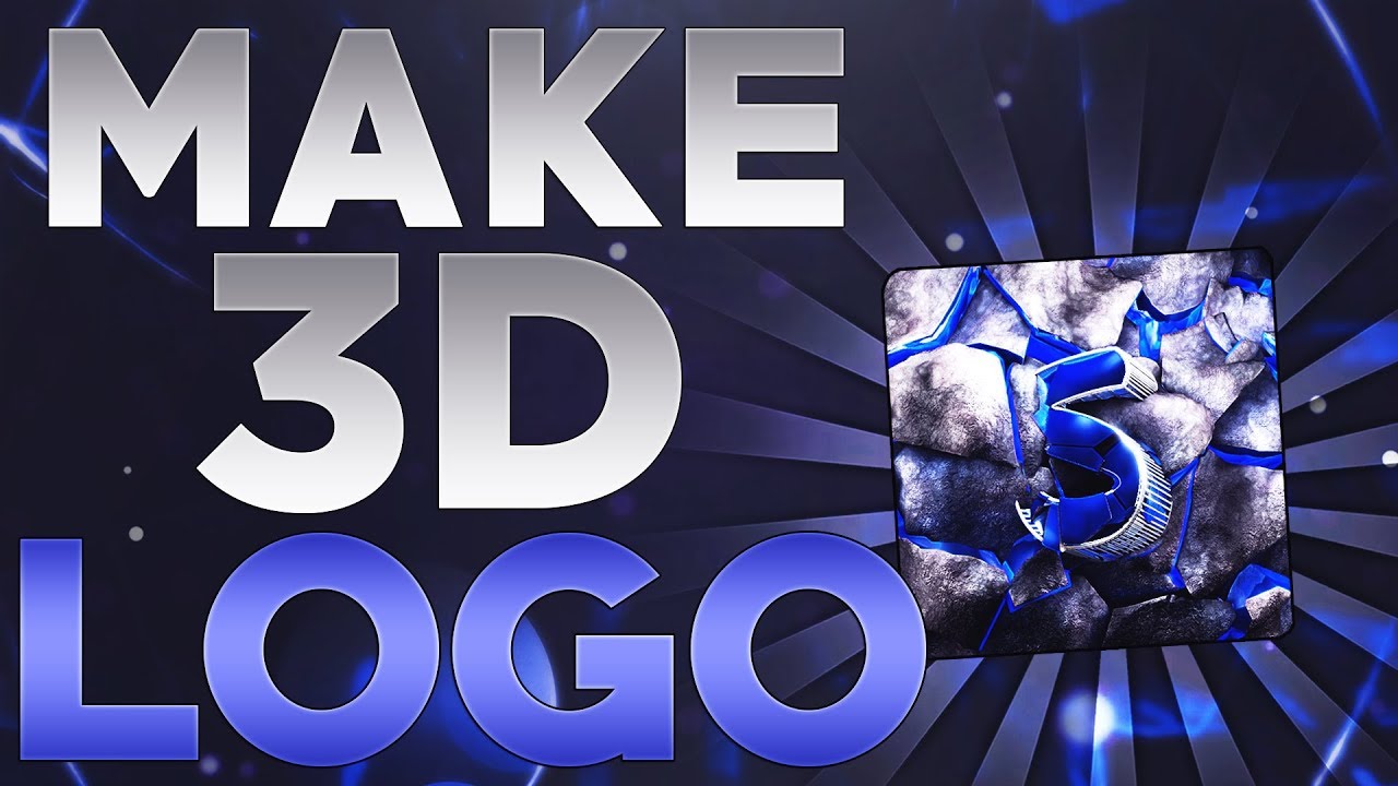 How to make a 3D Logo with Cinema 4D / Photoshop - YouTube