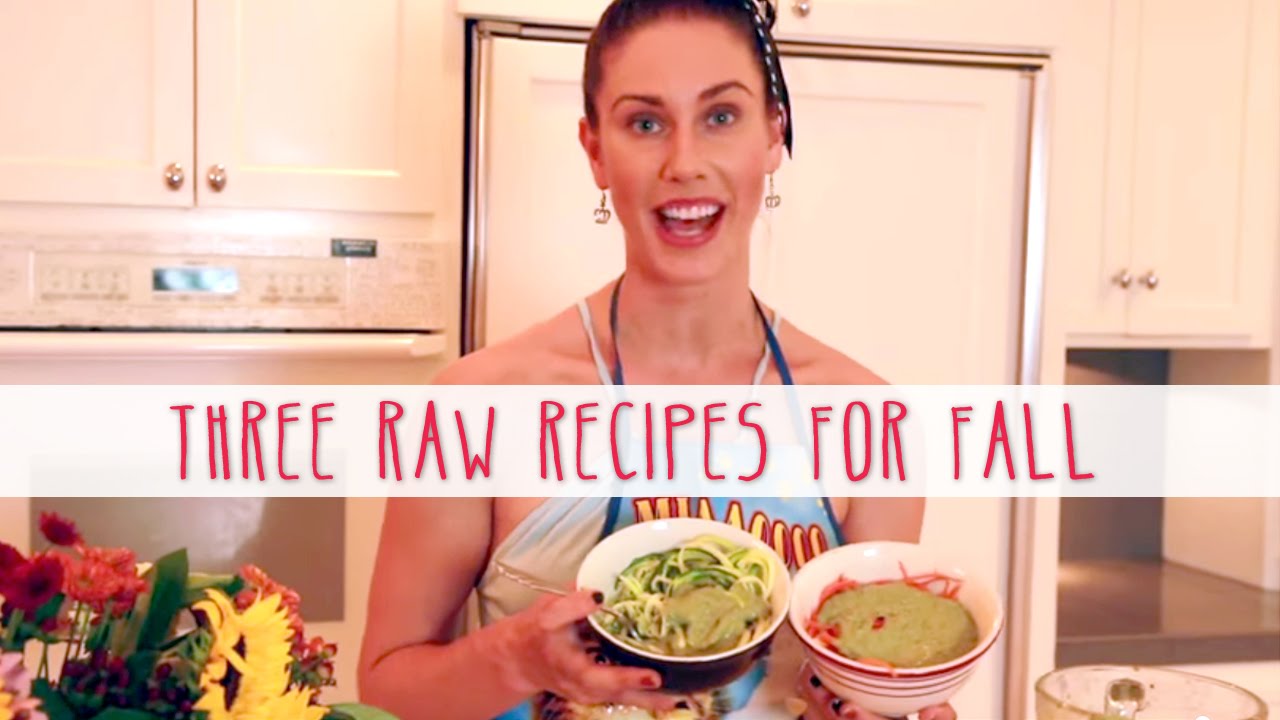 3 Raw Recipes For Fall! What I Eat - Cooking With Cassandra (& Cats ...