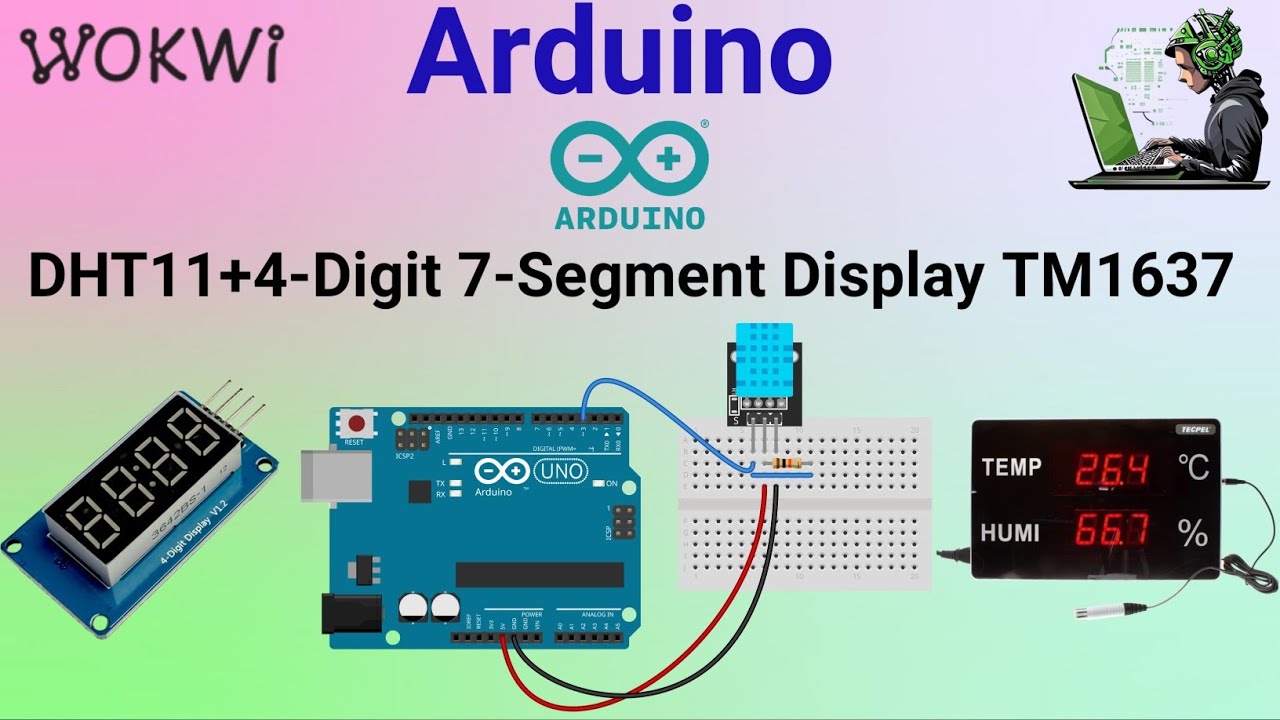 Real-Time Temp & Humidity Display - YouTube