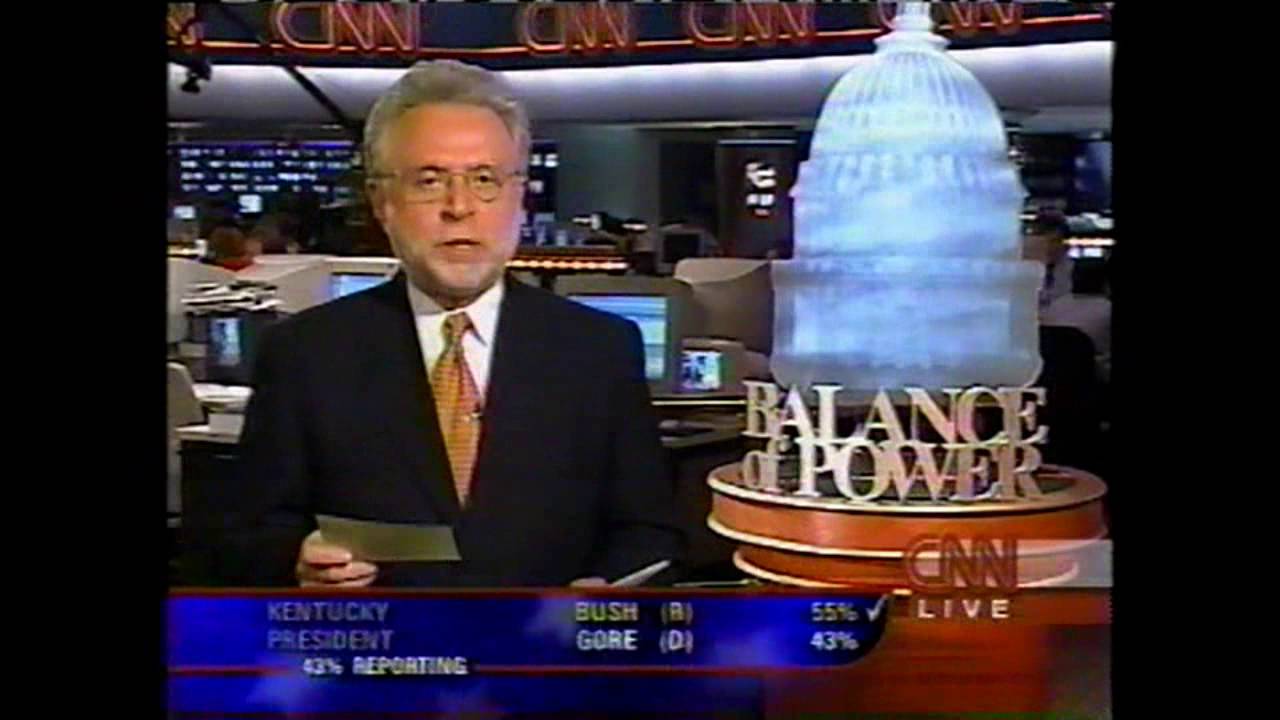 CNN Election Night 2000 coverage 7pm to 8pm EST - YouTube