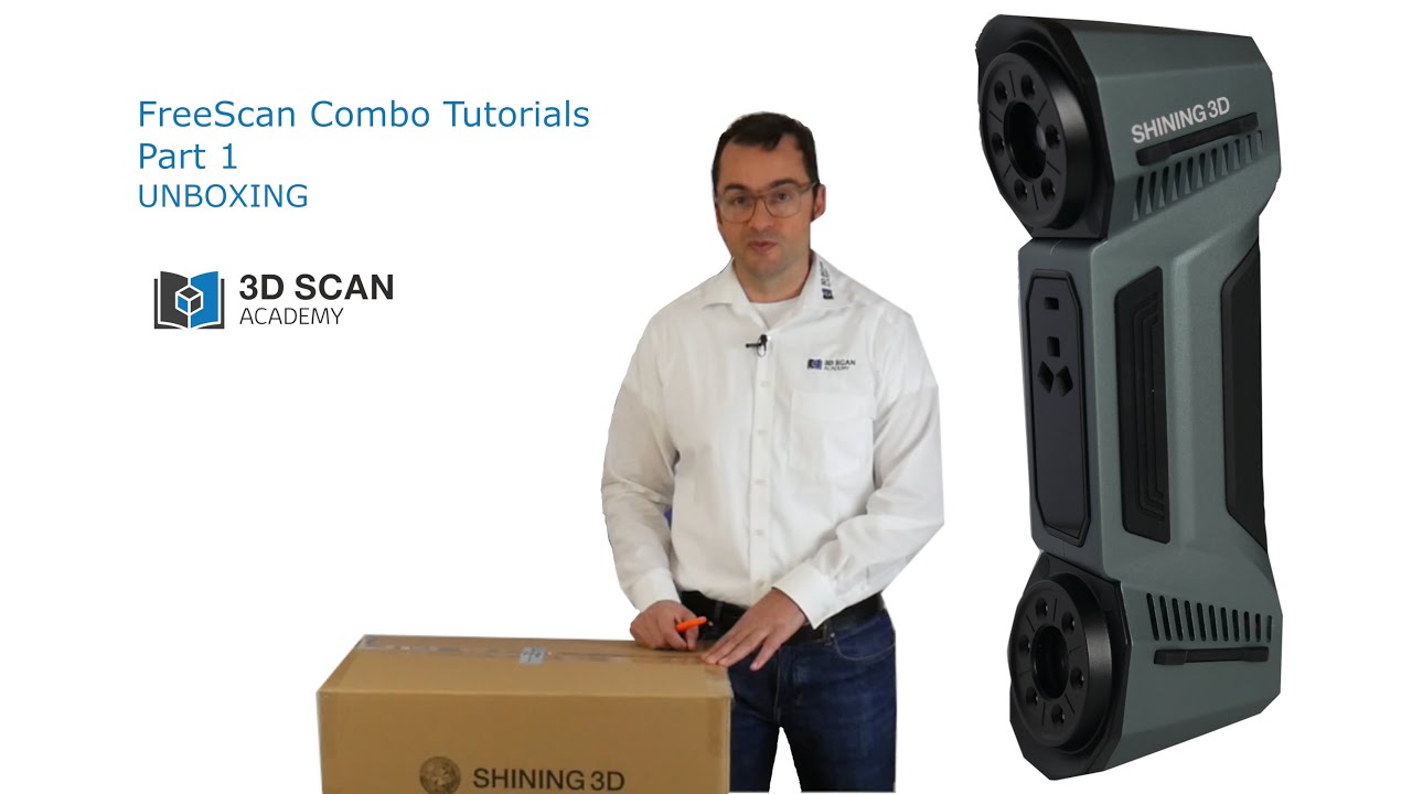 Shining 3D FreeScan Combo Unboxing Part 1 - YouTube
